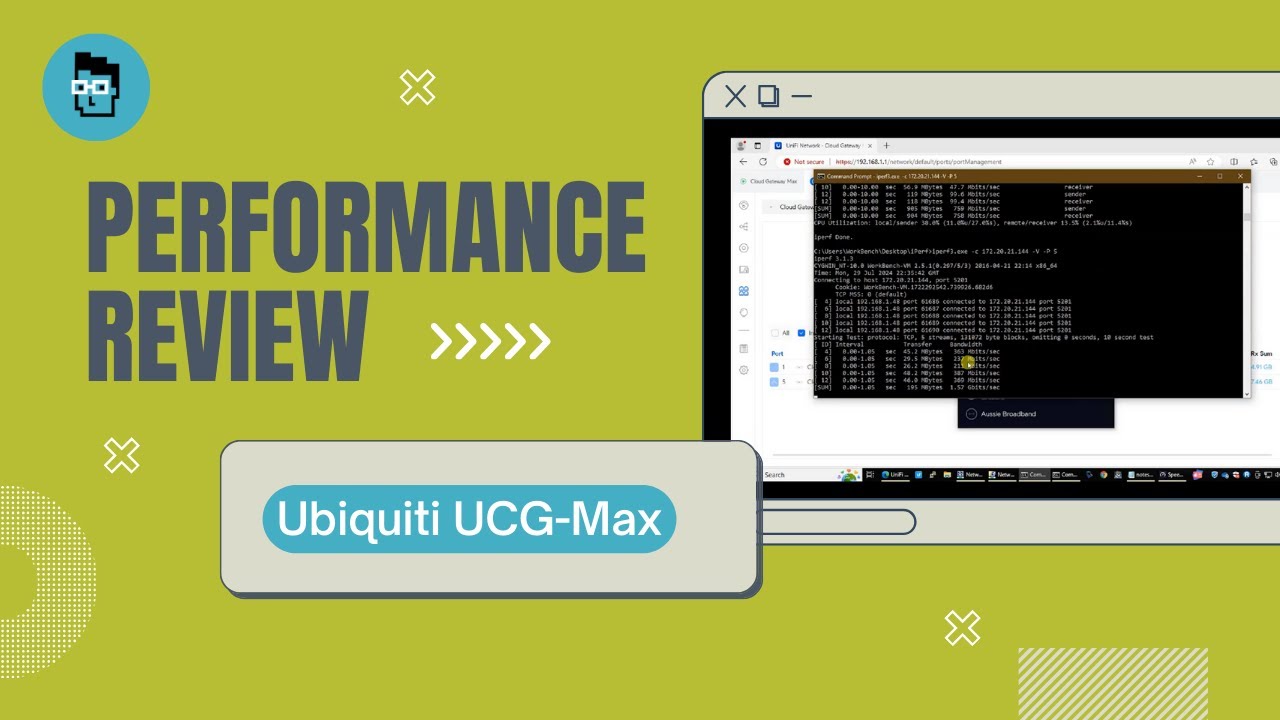 Performance Review - Ubiquiti Unifi Cloud Gateway Max (UCG-Max) - YouTube