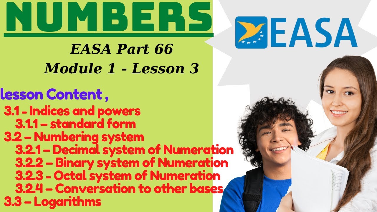 Numbers | Mathematics - lesson 3 | EASA Part 66 Module 1| Aircraft ...