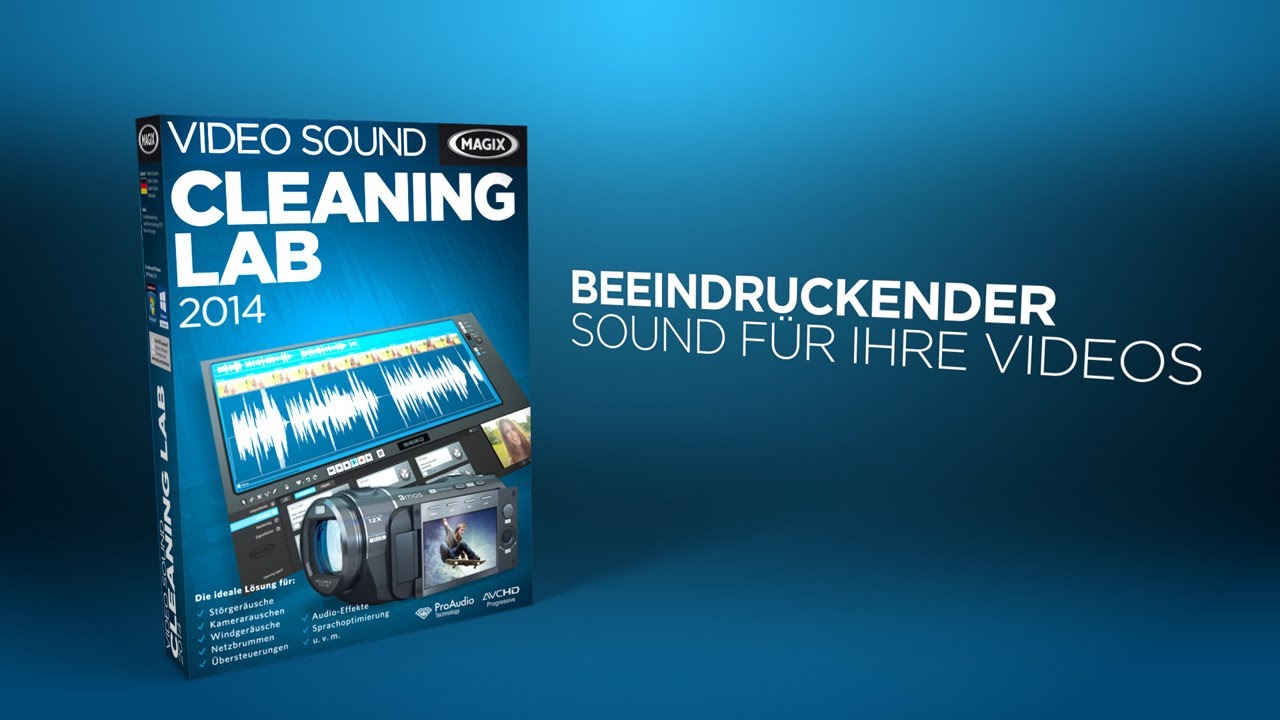 MAGIX Video Sound Cleaning Lab 2014 (DE) - Video Sound - YouTube