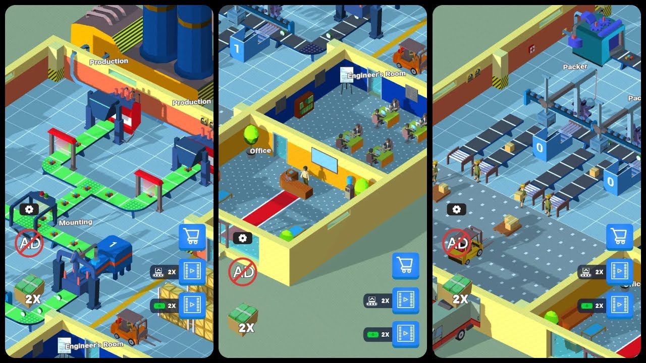 Electronics Factory - tycoon Mobile Gameplay Android - YouTube