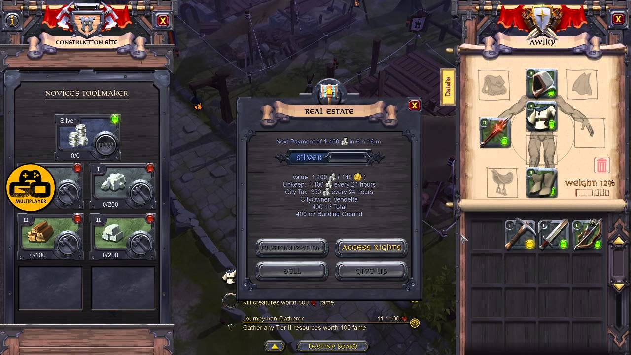 Albion gameplay streaming GoMultiplayer - YouTube