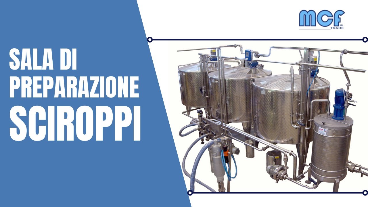 SALA PREPARAZIONE SCIROPPI - Linea orangina - - YouTube