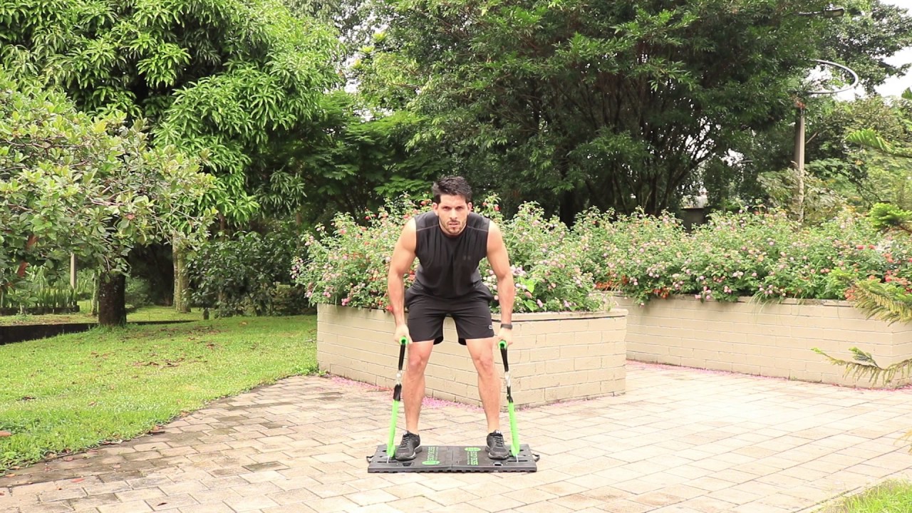 Home Back Workout Without Dumbbells - Bent Over Rows - BodyBoss 2.0 ...