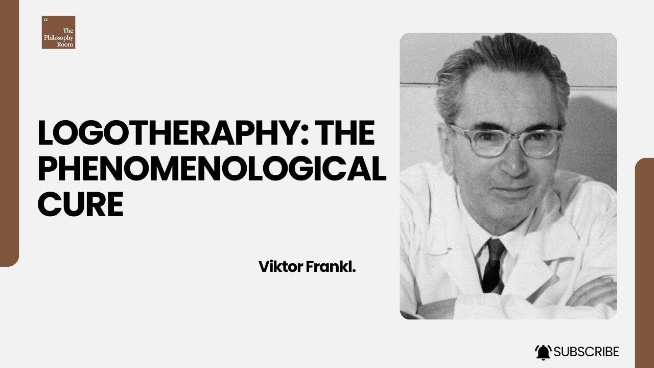 Being Human | Logotherapy: Phenomenology as Cure | Viktor Frankl - YouTube