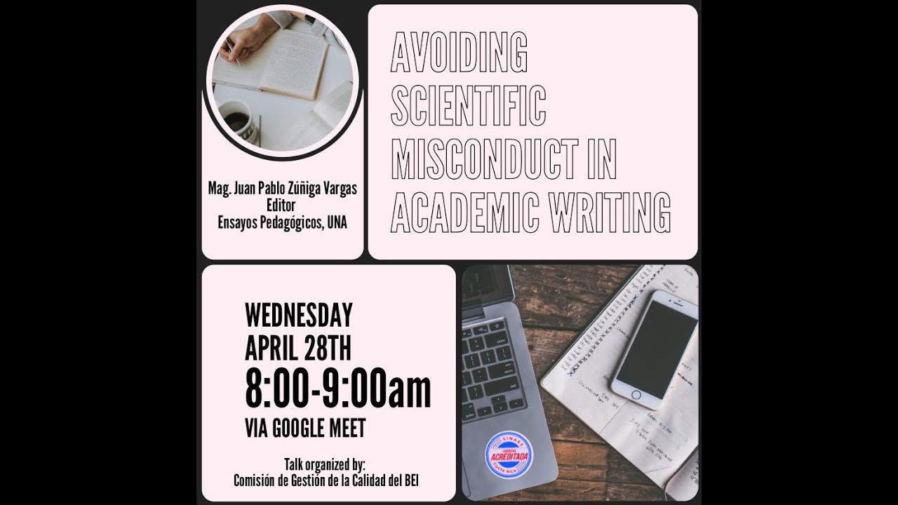 Avoiding Scientific Misconduct in Academic Writing (April 28th, 2021 ...