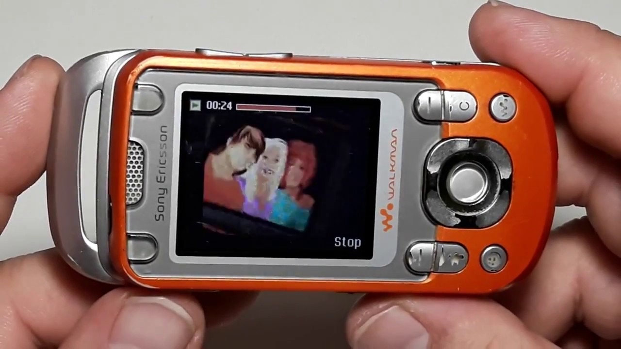 Sony Ericsson W550i оригинал из Германии - YouTube