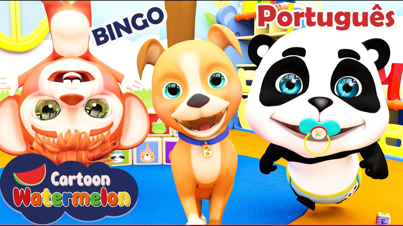 NOVO! BINGO | Desenhos animados | Watermelon Português | Música ...