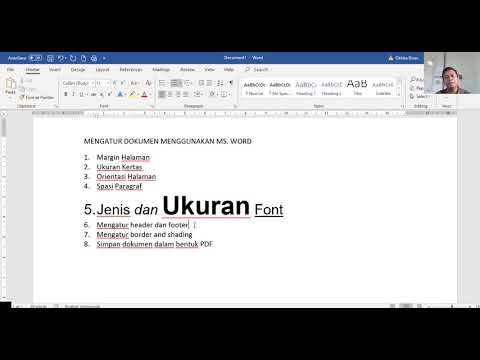 Mengenal Fitur Dasar mengatur Format Dokumen di Ms. Word - YouTube