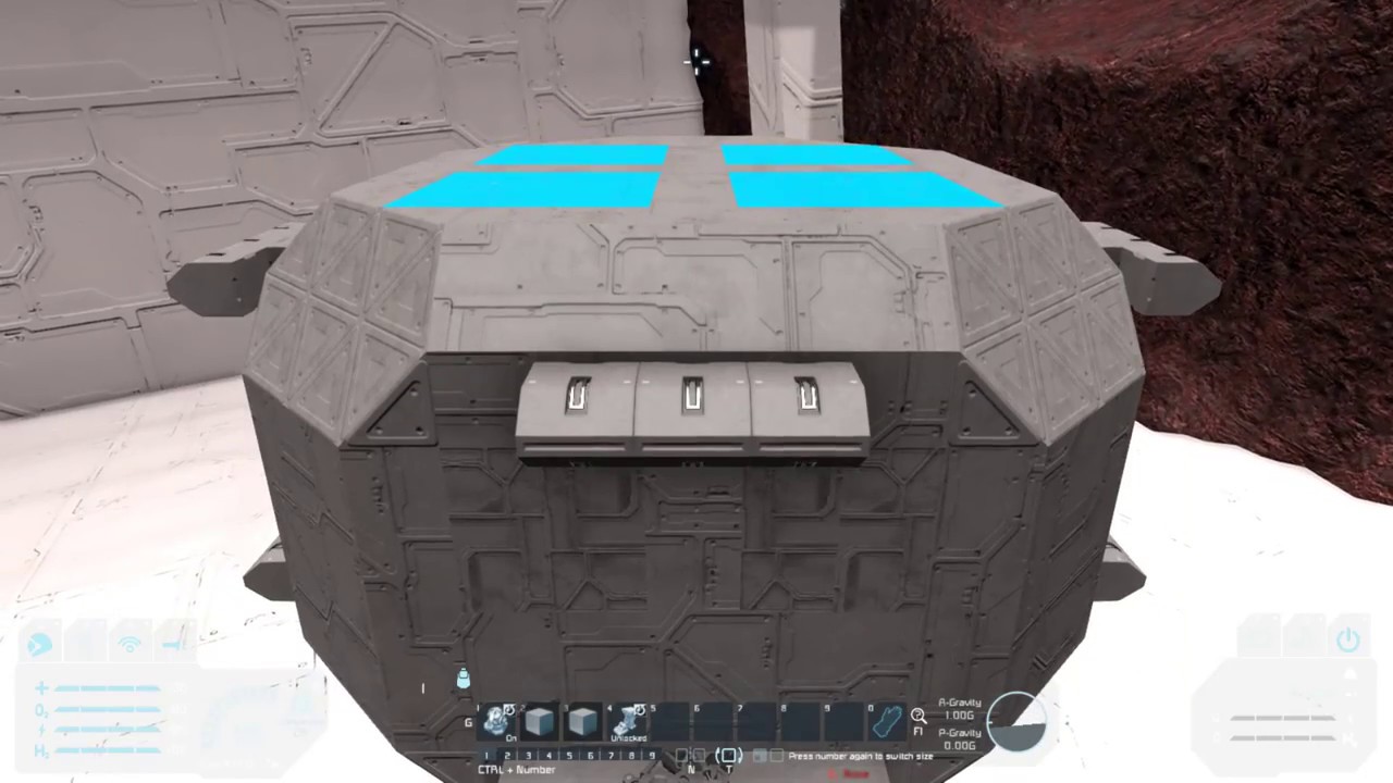 Space Engineers - Creative with Star Trek Mods - Hanger Crane/Digging ...