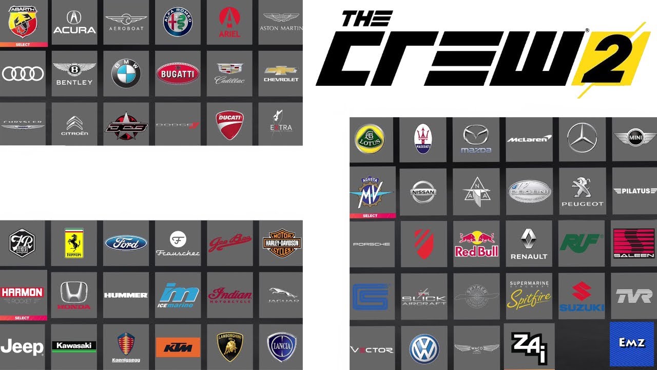 The Crew 2 - All cars/Boats/Planes - YouTube