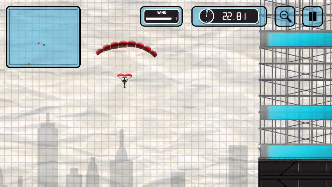 Stickman Base Jumper - Stage 8 - Jump 4 - 780 points - YouTube