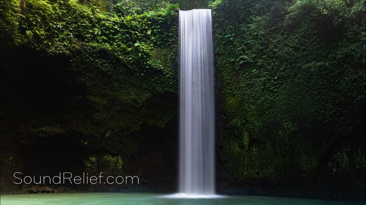White Noise Waterfall | Soothing Sounds | Tinnitus Masking | 7 Hours ...