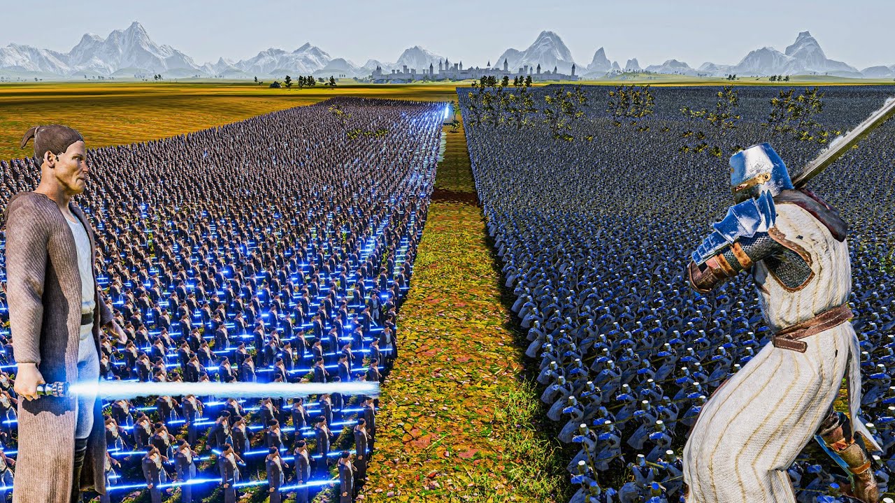 10.000 JEDI vs 1.5 MILLION HEAVY KNIGHTS - Ultimate Epic Battle ...