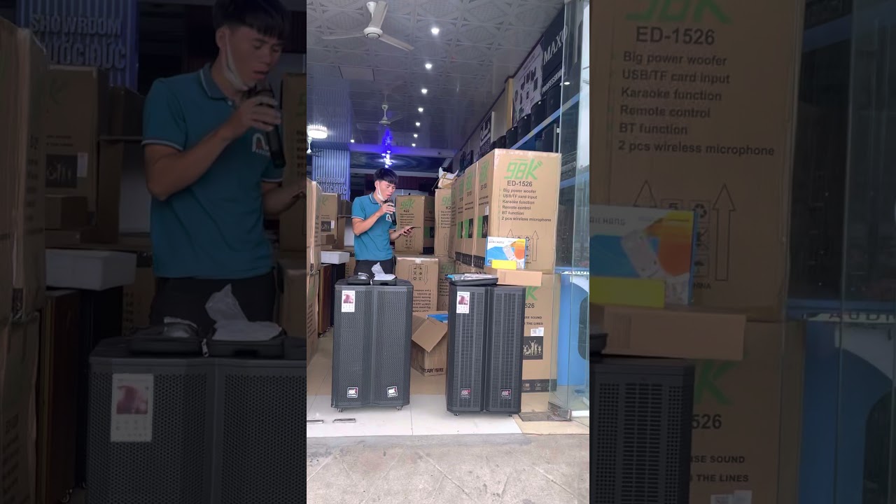 Loa kéo 98k- mã 1526 bass 40 - YouTube
