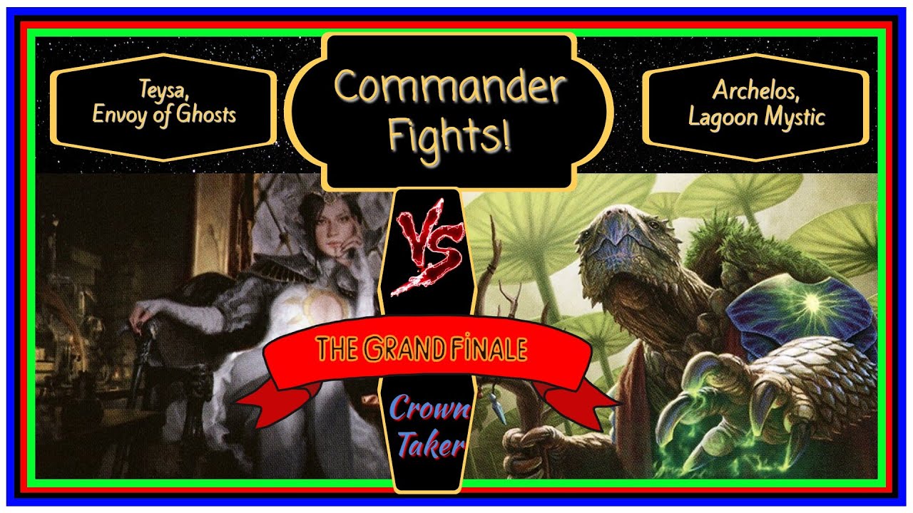 MTG Commander Finale! Teysa, Envoy of Ghosts VS Archelos, Lagoon Mystic ...