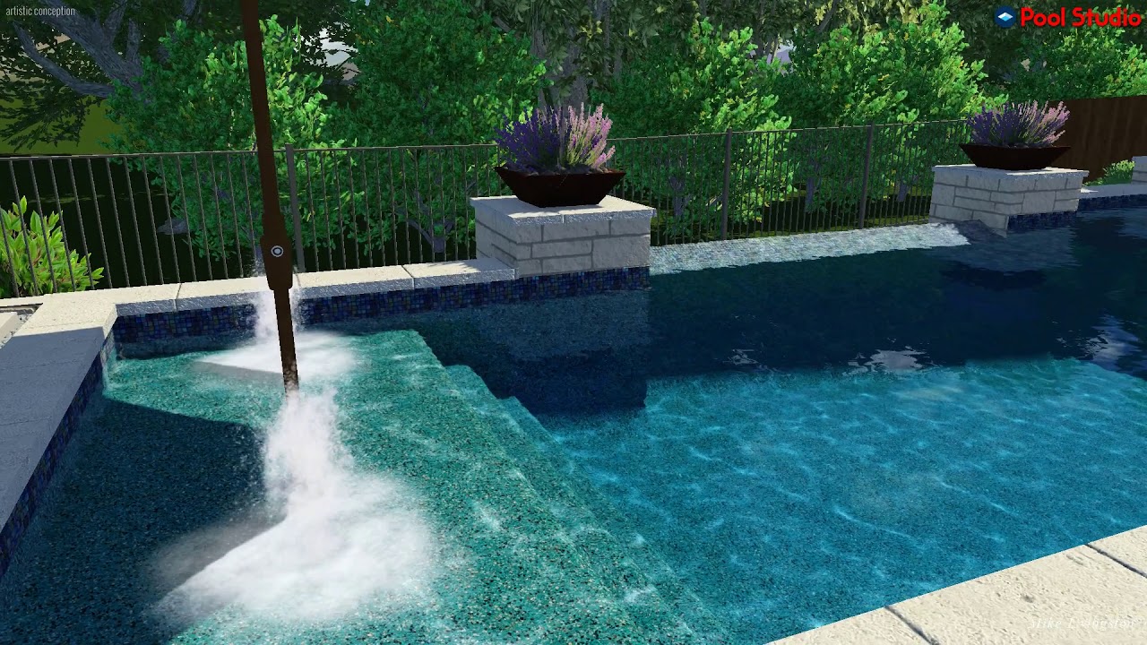 Jefferson Pool - Designed by Mike Livingston - Cody Pools - YouTube