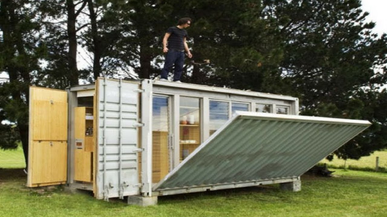 Port-A-Bach Shipping Container Home - YouTube