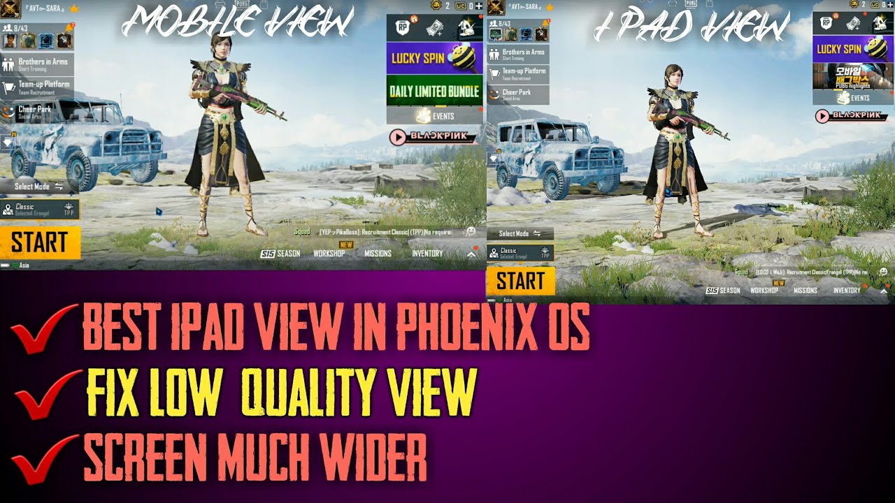 How to get ipad view in pubg mobile | Best ipad view in pubg mobile ...