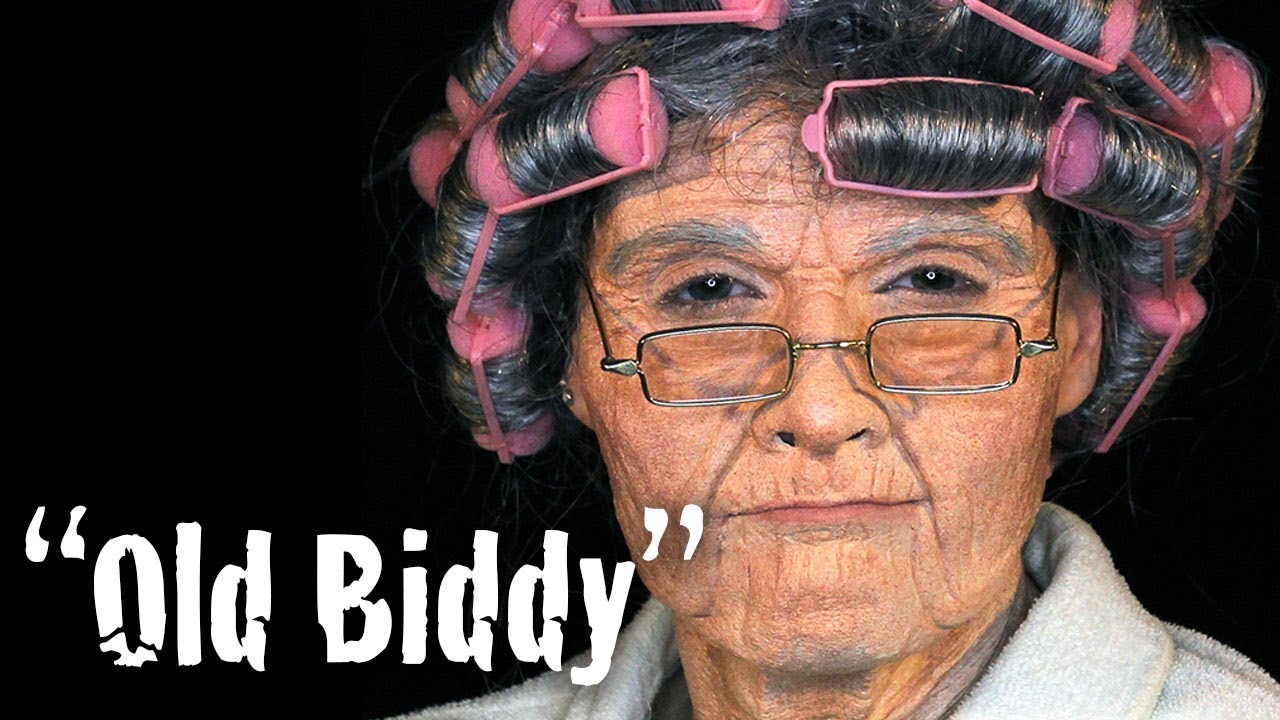 Old Biddy foam latex prosthetic - YouTube