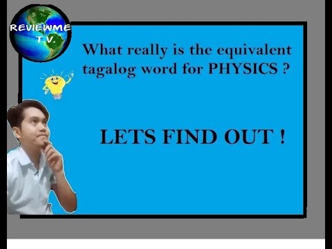 Intro to PHYSICS | Tagalog | - YouTube