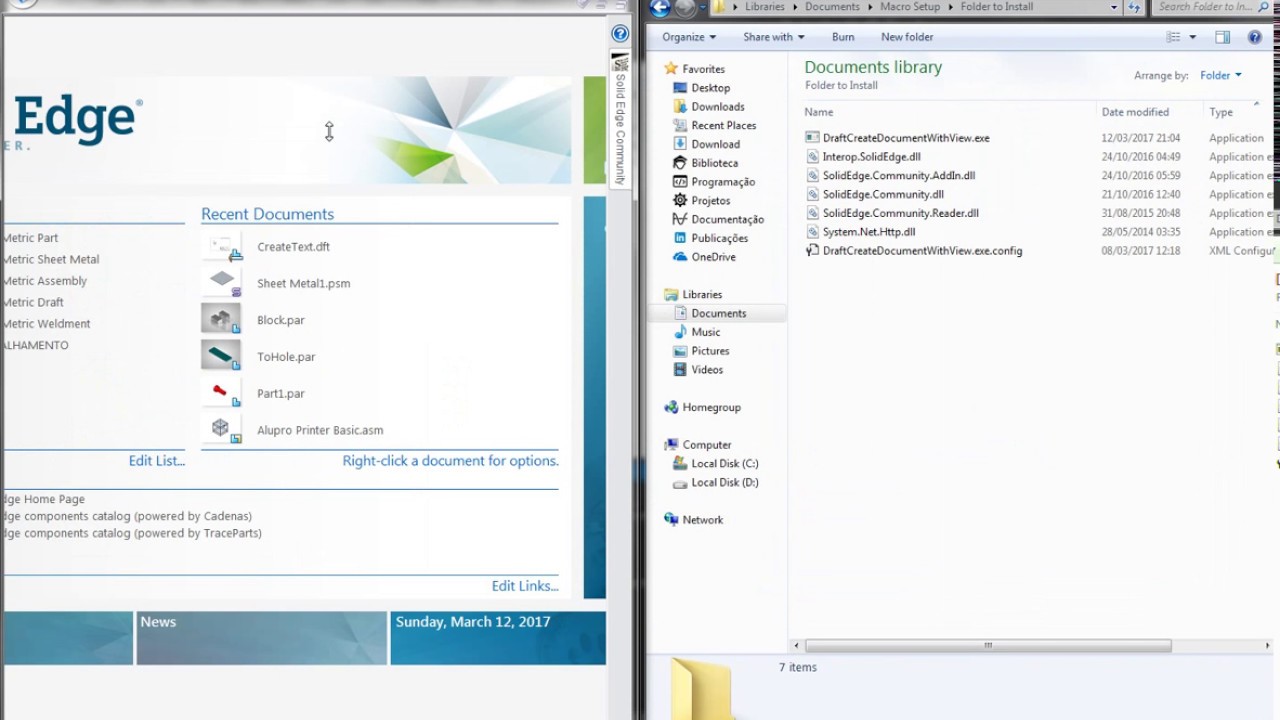 Solid Edge Macro Tutorial with C# - 45 - FINISH AND PUBLISH A NEW MACRO ...