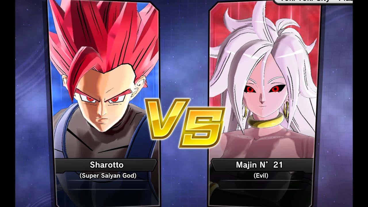 Xenoverse 2 - Requested match (PC): Sharotto Super Saiyan God vs Majin ...
