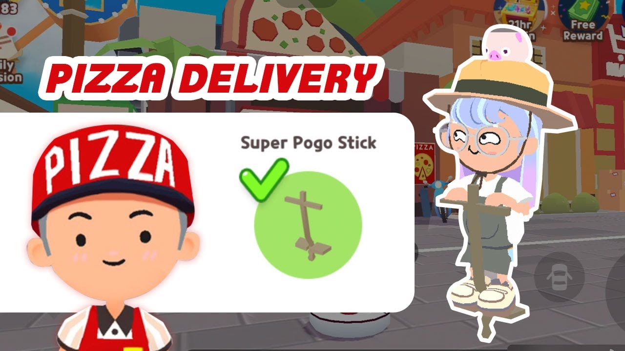 Pizza Delivery 🍕with Super Pogo Stick | Play Together - YouTube