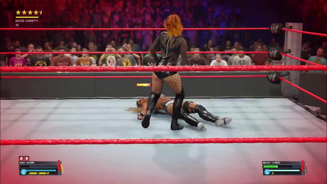 uk women champion Becky lynch vs zoey stark - YouTube