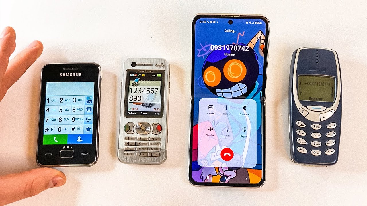 Legend Sony Ericsson Walkman + NOKIA 3310 Incoming Call & Samsung Star ...