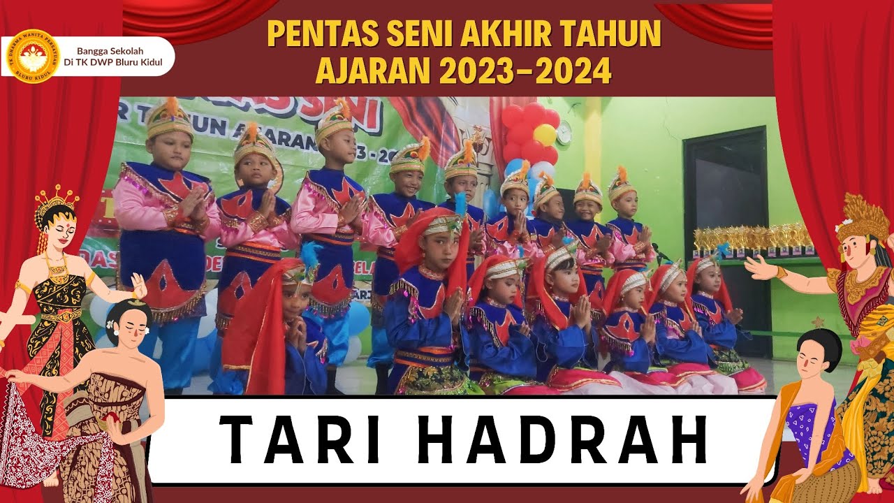 Tari Hadrah | Tari anak TK | TK DWP Bluru kidul | Hadad Alwi - YouTube