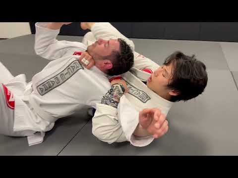 Helicopter choke from turtle | BJJ submissions
