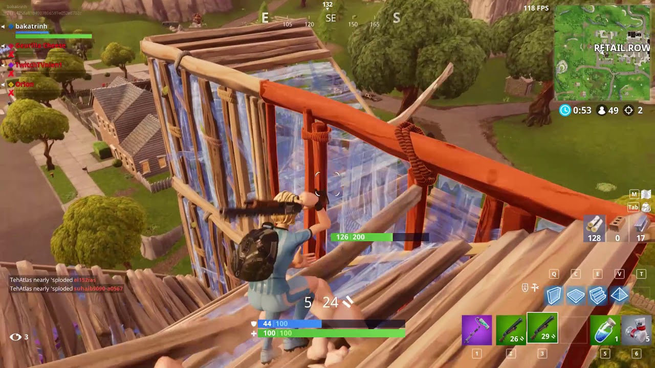 Fortnite Squads - Nien, Orion, Carbon, Trinh (06-27-2018) - YouTube