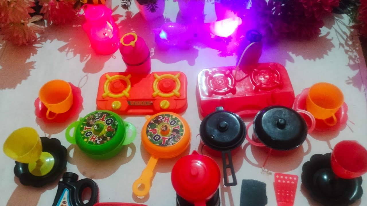 ASMR Miniature toy Satisfying video ASMR Sanrio Kitchen Set DIY ...