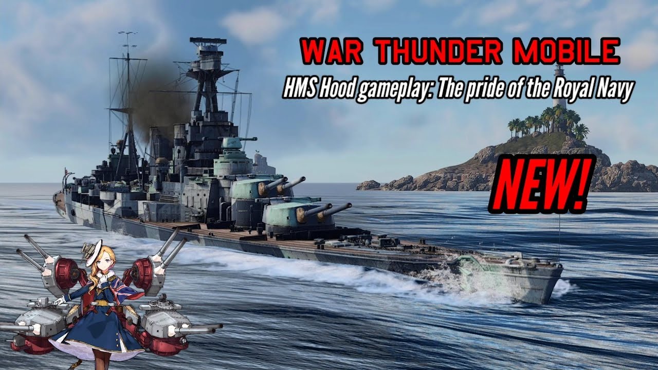 NEW! HMS Hood gameplay: The pride of the Royal Navy - War Thunder ...