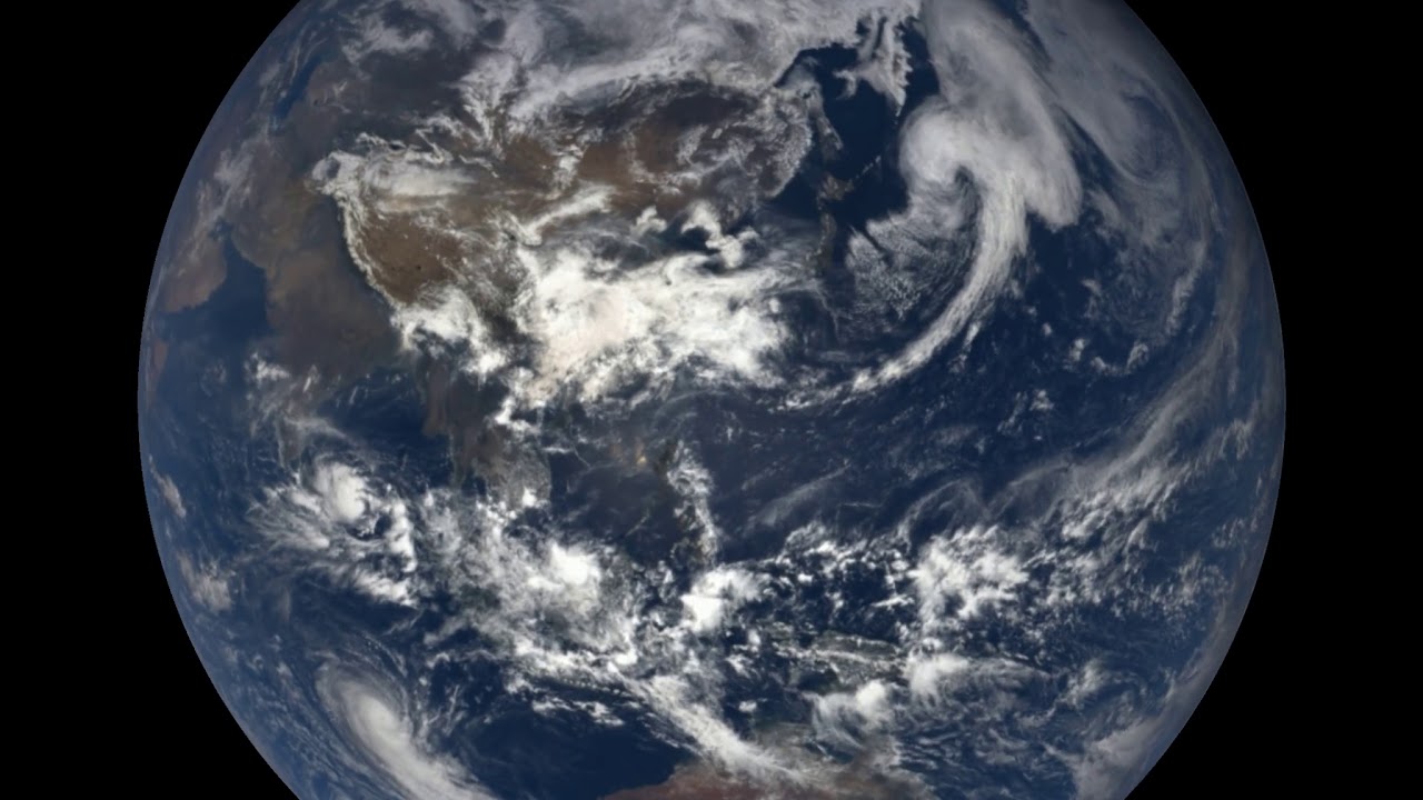 10 hours of Slowly Rotating Earth - YouTube