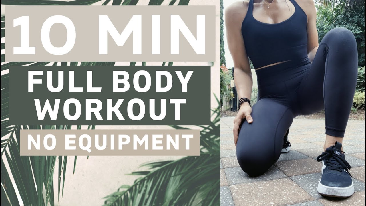 At Home 10 Minute Full Body Interval Workout | No Equipment - YouTube
