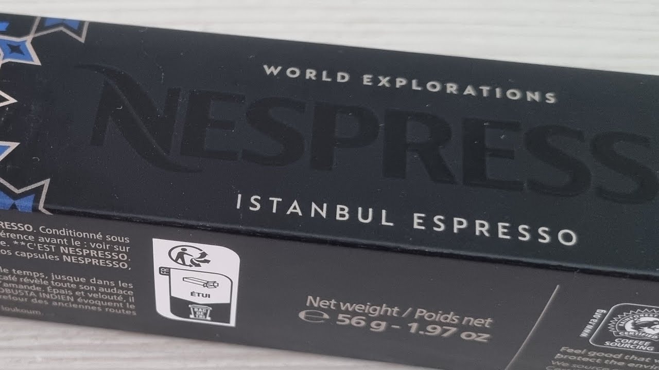 Nespresso Original World Explorations Istanbul Espresso 2024 Unboxing ...