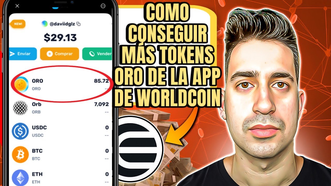 Como Conseguir más tokens ORO de la App de WorldCoin - YouTube