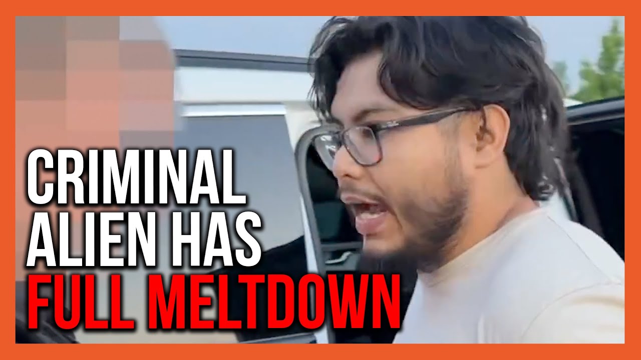 Criminal Alien Has Full Meltdown During Arrest - YouTube