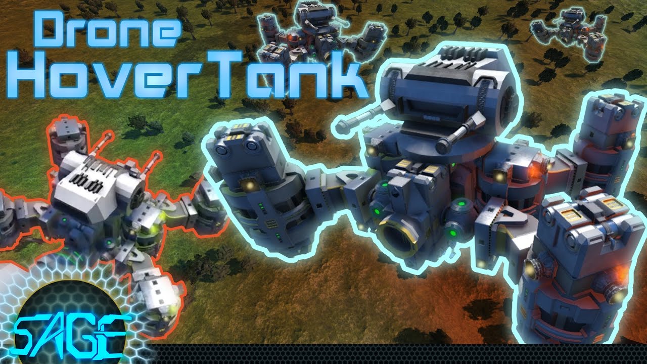 Space Engineers, Drone Hover Tank - YouTube