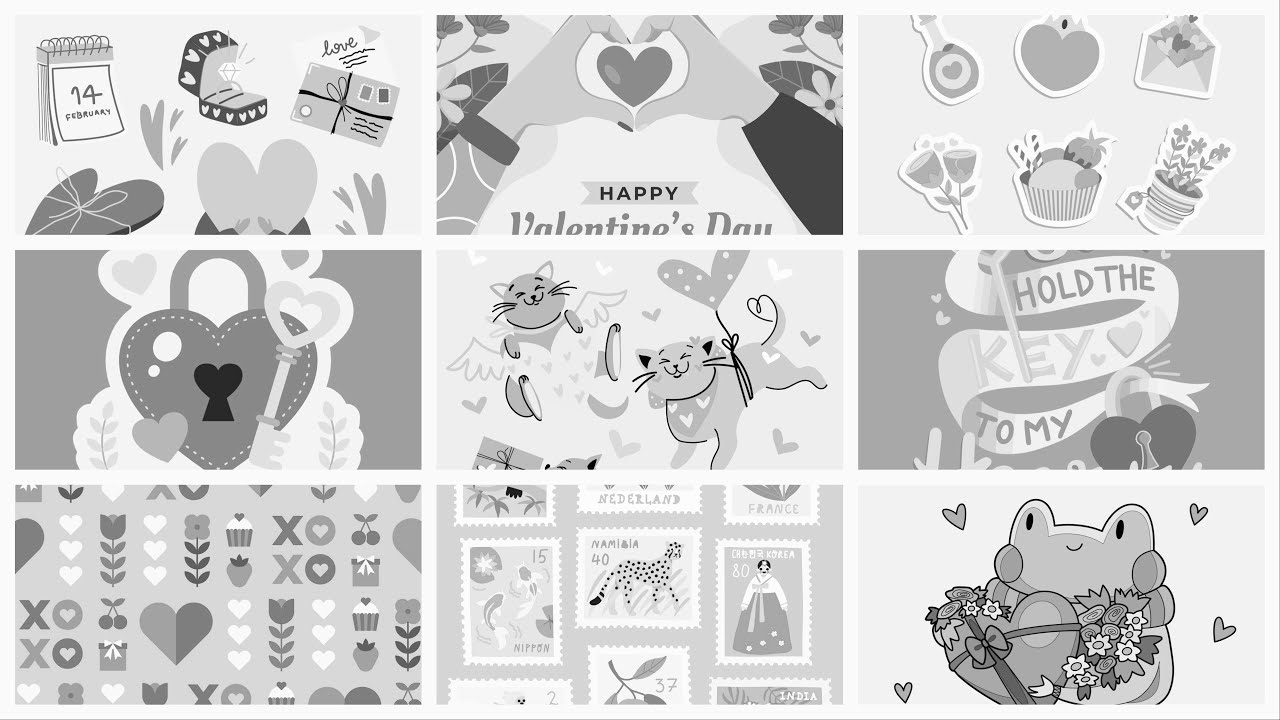Happy Valentine's Day Picture Collection 02 Hey Color Paint by Number ...