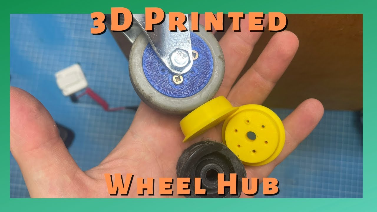 3D Printing wheel hub replacement - YouTube