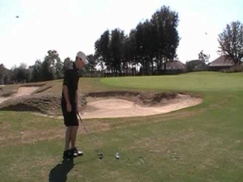 Gravity Golf - Cross Footed Left Hand Pitch Drill - YouTube