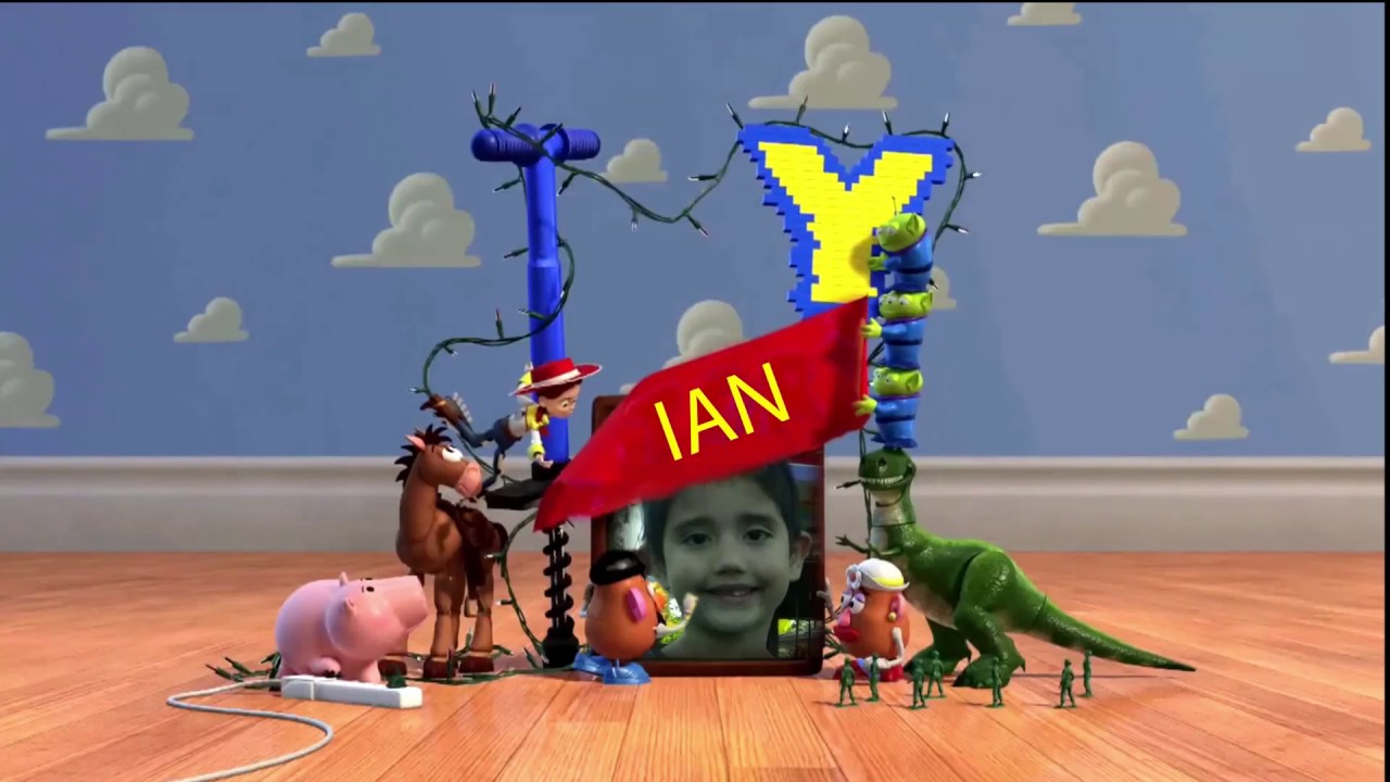 Invitacion de cumpleaños de ian toy story - YouTube