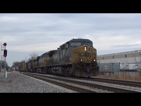 CSX AC44CW 297 w/ Nice Crew Leads Manifest Q584-21 on 2/21/22 - YouTube