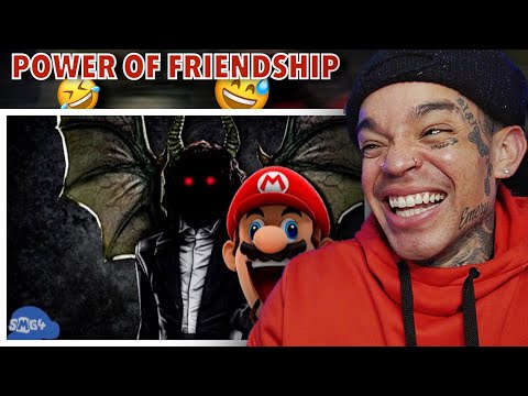 SMG4: Mario meets a demon and is shortly beheaded [reaction] - YouTube
