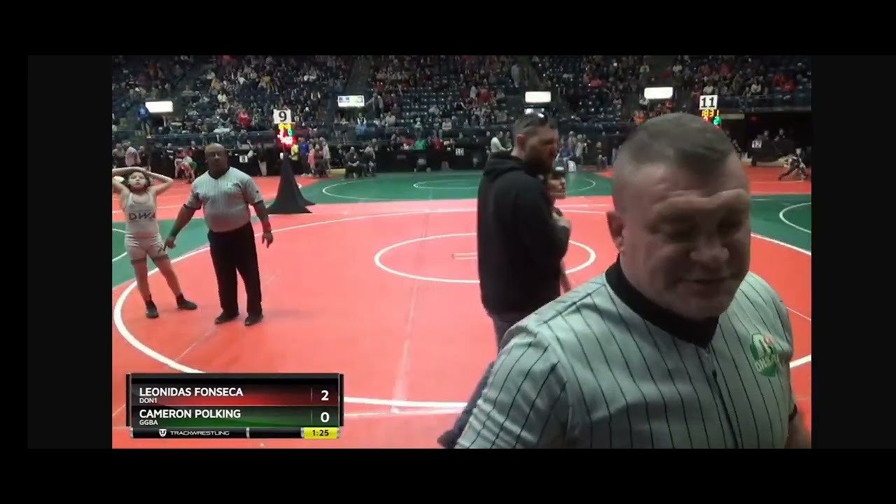Oac semifinals Div.3 / 110lbs. Leonidas Fonseca (DWA) vs. Cameron ...