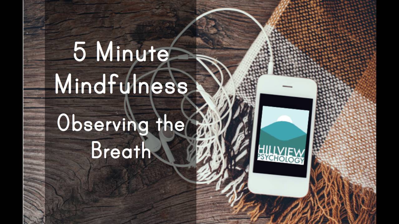 5 Minute Mindfulness: Observing the Breath - YouTube