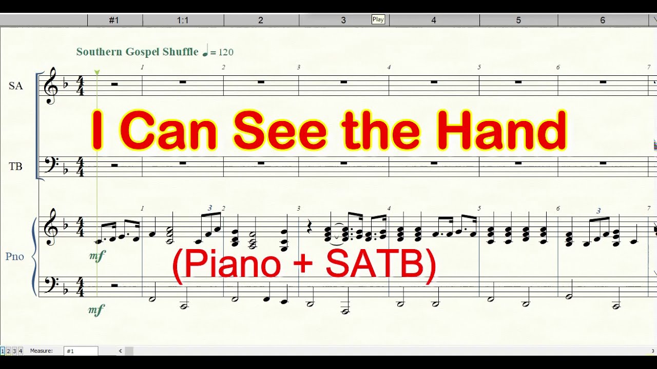 I Can See The Hand Piano + SATB - YouTube