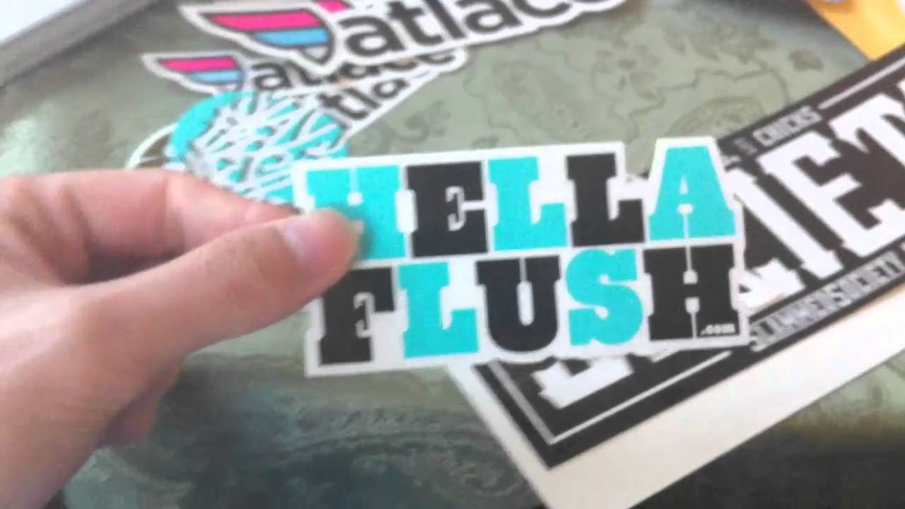 FATLACE stickers for SLAP Cancer! - YouTube